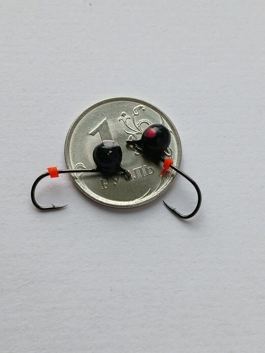 Зимняя рыболовная мормышка из точеного вольфрама. Дробинка 1.2 грамм 2 шт.