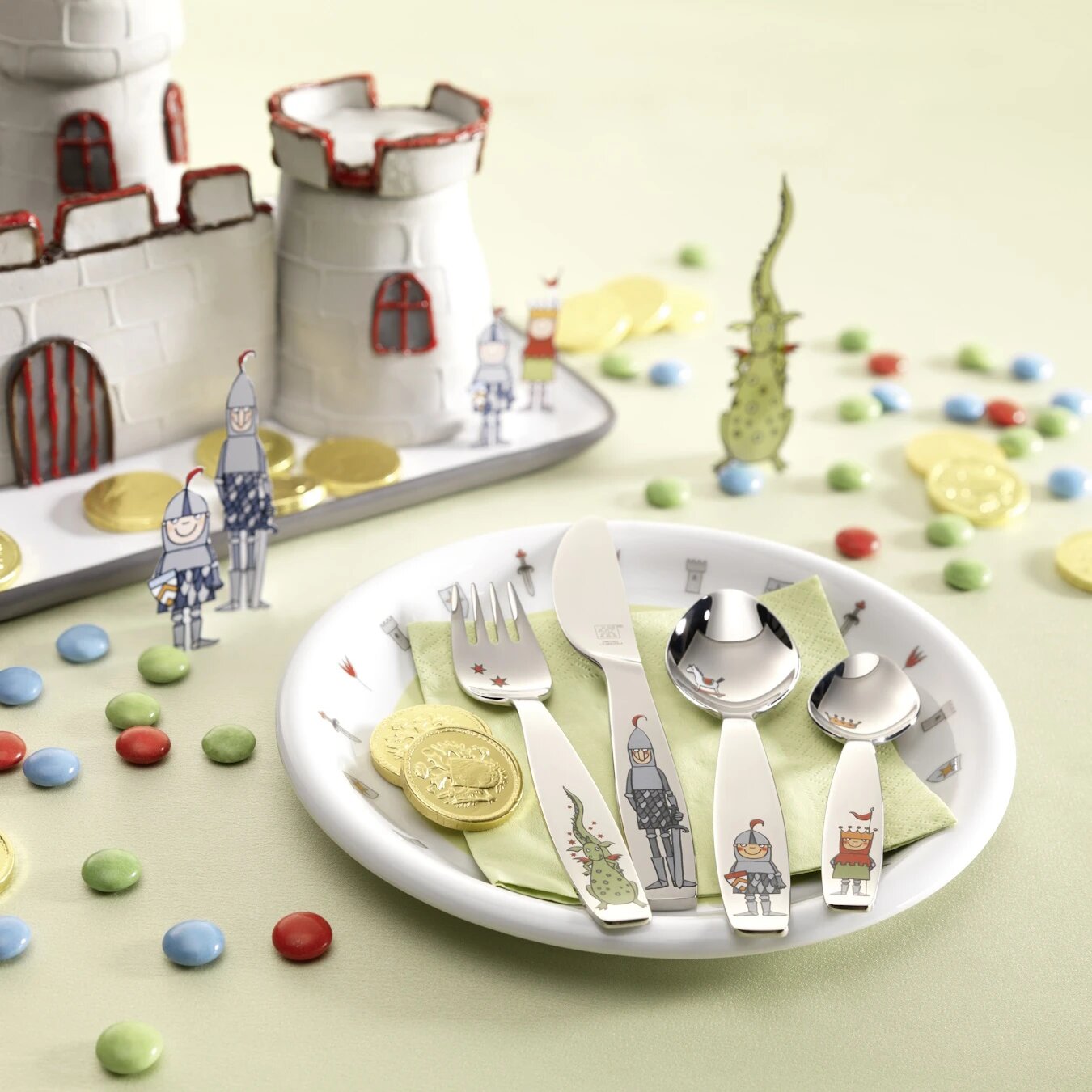 Набор из 4-х детских столовых приборов «Экберт» Zwilling, нержавеющая сталь 18/10, 1026659