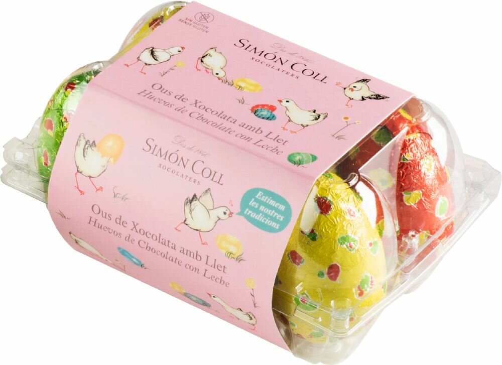 Яйца шоколадные SIMON COLL цветные 150г