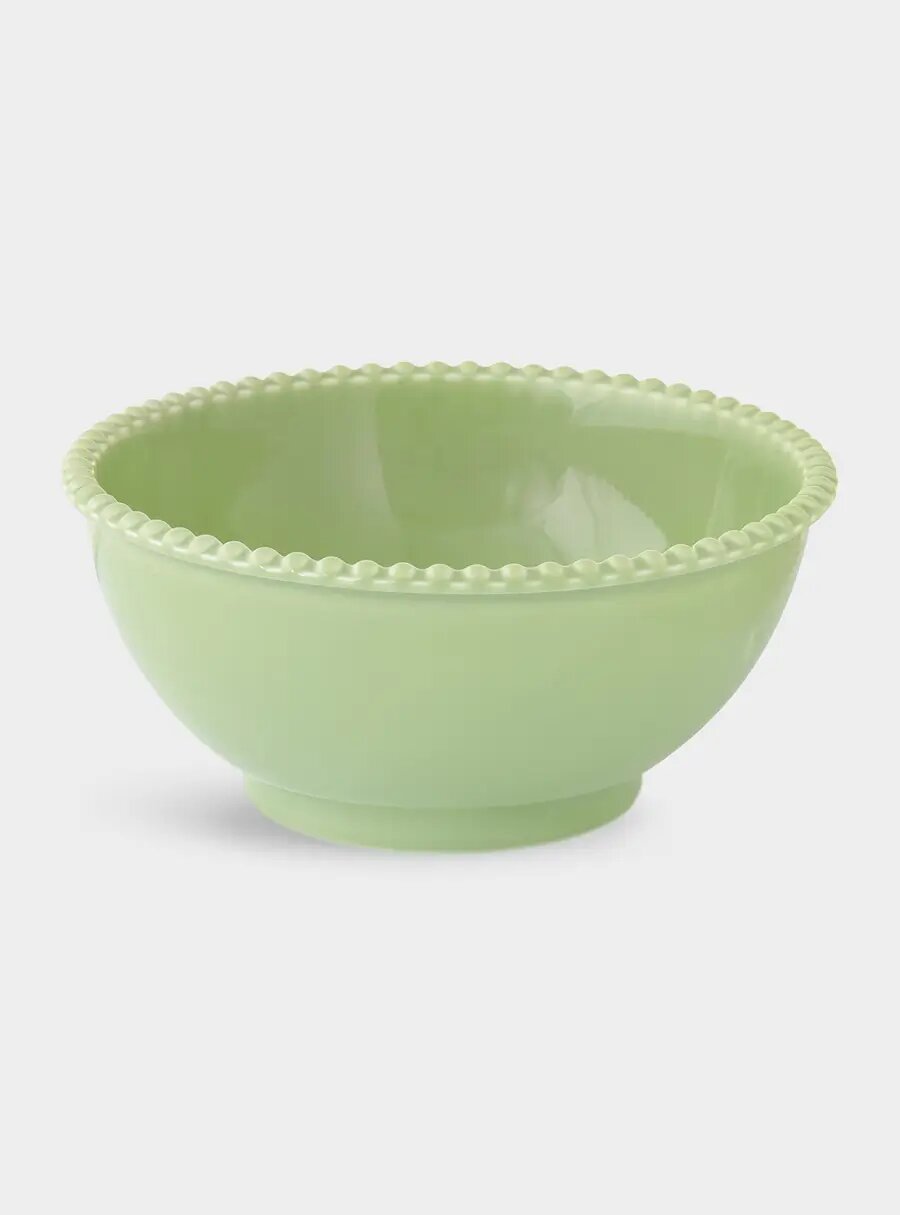 Салатник, 20 см, 1.5 л, зелёный, Tiffany