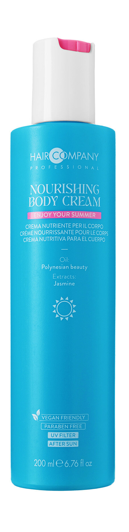 HAIR COMPANY Увлажняющий крем для тела "NOURISHING BODY CREAM" SUN RITUAL, 200 мл