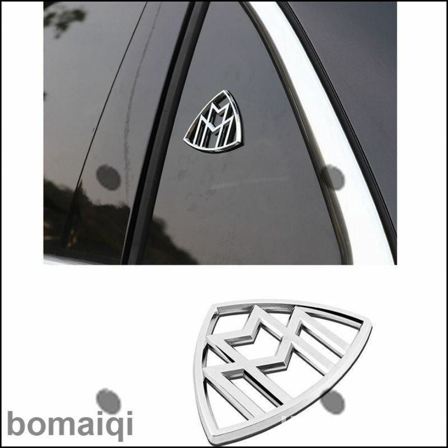 Автомобильный знак Майбаха Maybach, Для Mercedes - Benz модифицированные эмблемы, декоративные наклейки-серебристый