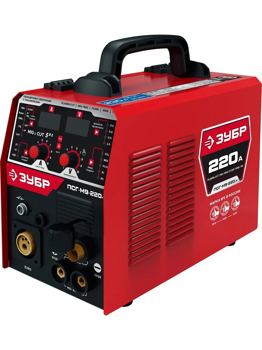 MIG & CUT 5-в-1, MIG / MAG, PLASMA CUT, FCAW, MMA, TIG, 220