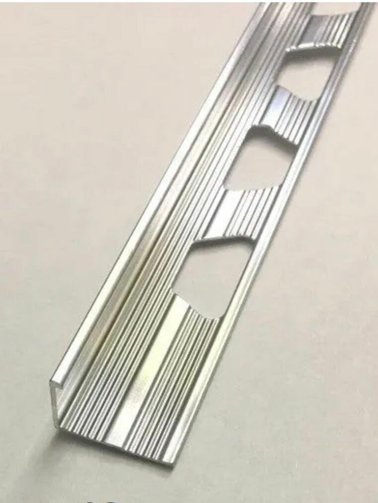 Профиль для плитки L-образный Алюминиевый, наружный уголок 2700мм