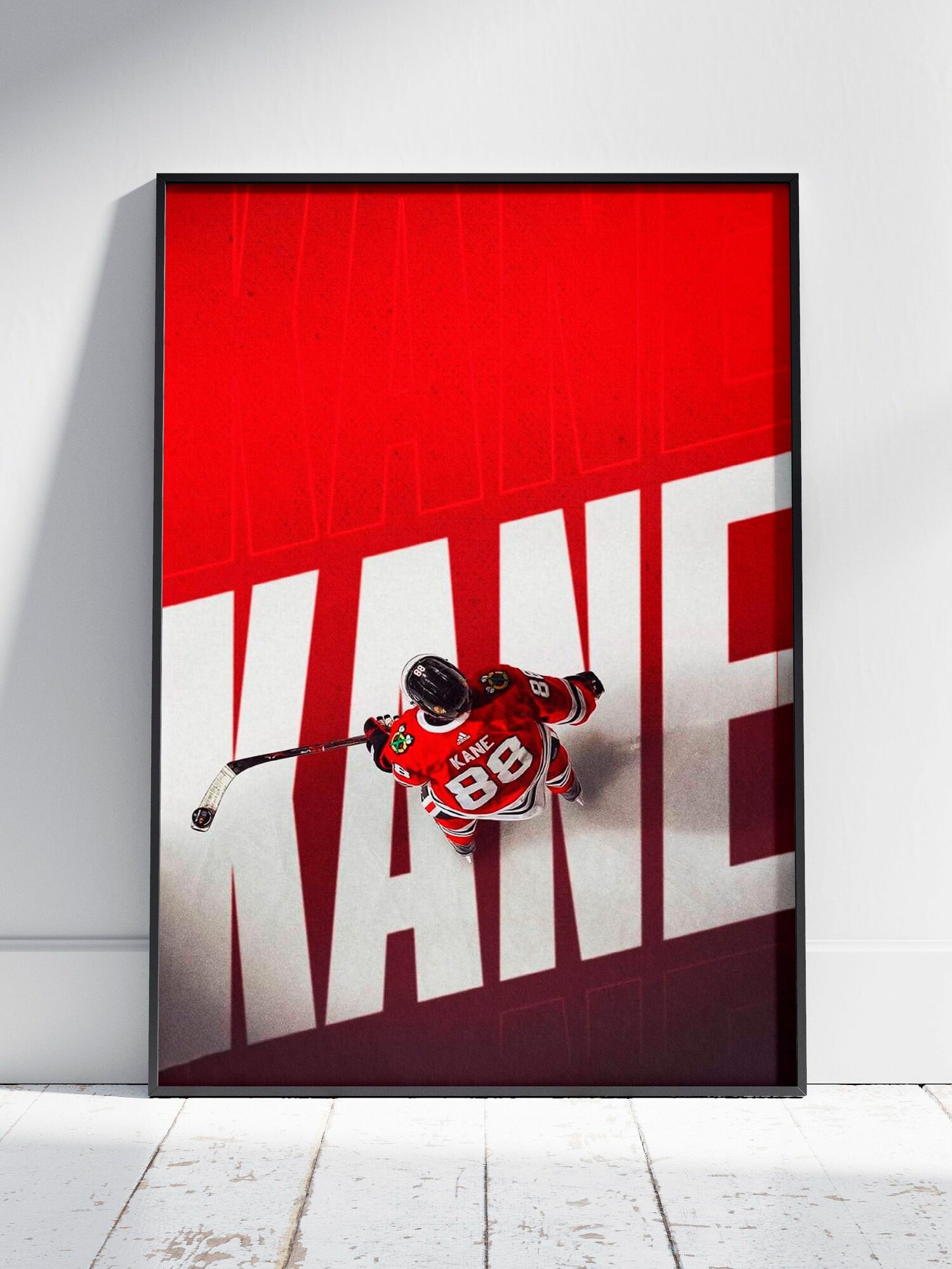 Плакат на стену для интерьера Легенды Хоккея (Патрик Тимоти Кейн - Patrick Kane 5) - Постер по спорту и физической активности формата A3 (30x42 см)