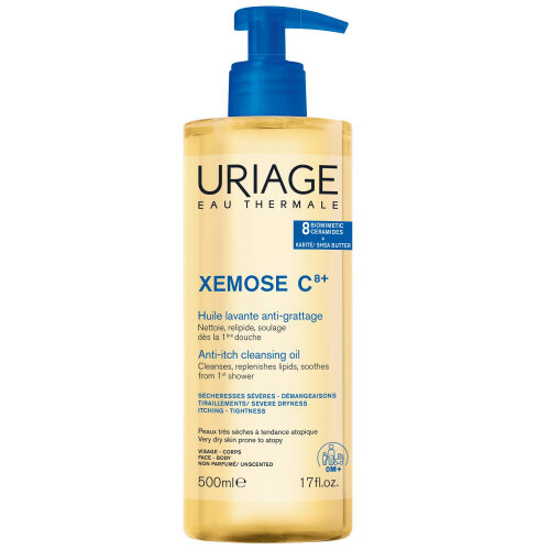 Очищающее масло для душа Uriage Xemose успокаивающее, 500 мл