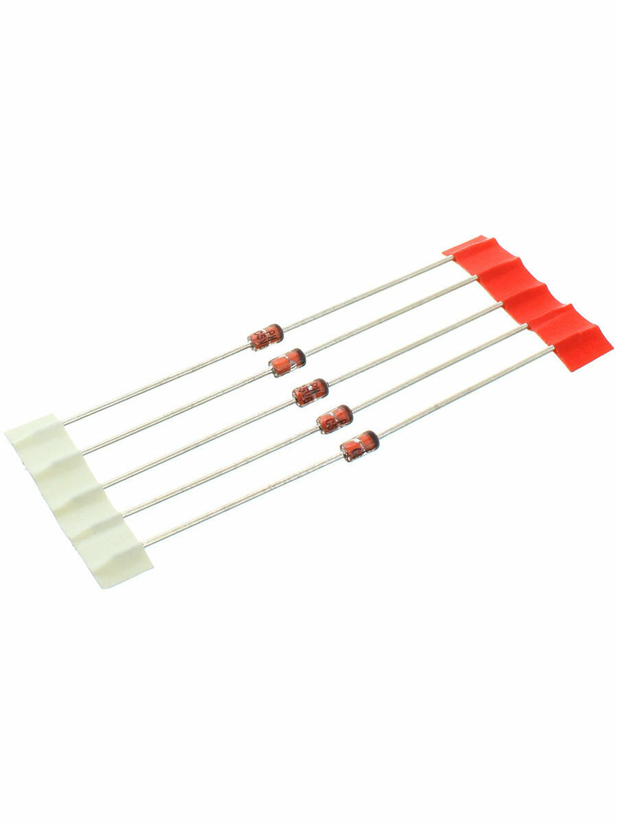 Стабилитрон 7.5В 1.3Вт BZX85C7V5 DO-41 Nexperia (упаковка 5шт) Glass