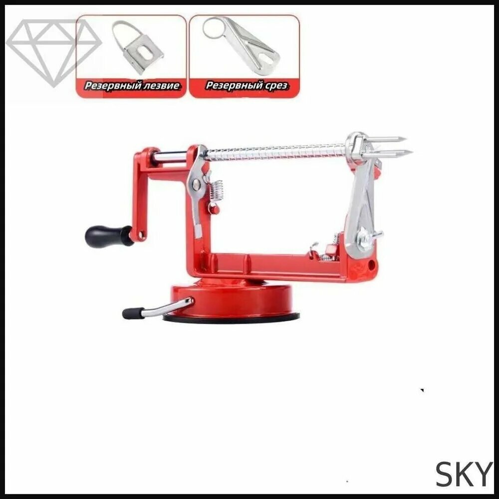 Яблокорезка Apple Peeler (для очистки и нарезки яблок и картофеля, на присоске) CC