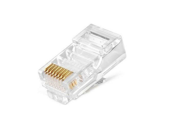 Коннектор RJ-45 (8P8C) Cat.5e, RIPO, универсальные ножи, упаковка 100 шт.