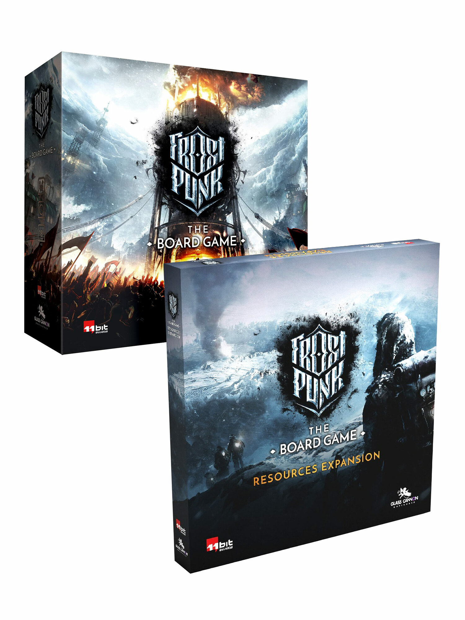 Настольная игра Frostpunk: The Board Game + дополнение Resources Expansion на английском