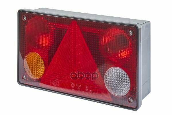 2VP 340 400-151_фонарь задний! левый красный прямоуг. с треугольн. прицепа DAF, Kr HELLA арт. 2VP340400151