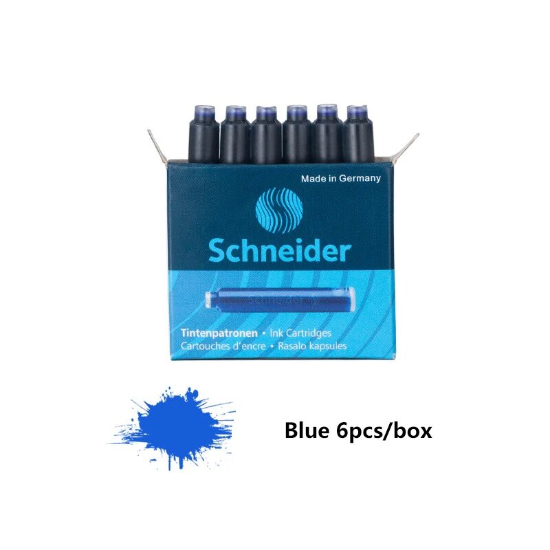 Schneider Чернила для перьевой ручки, синий, 6 шт