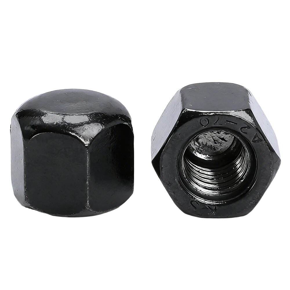 Гайки черные M3-M16 DIN917, Black Plated