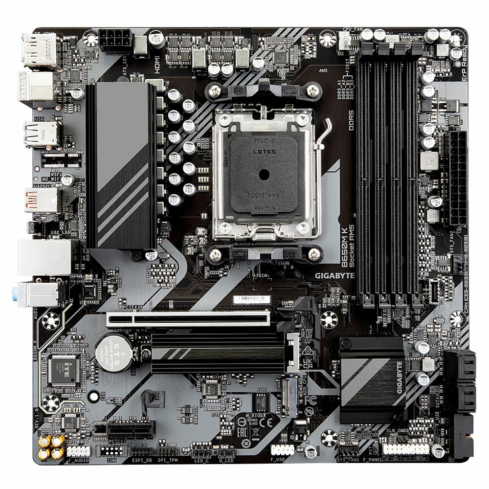 Gigabyte Материнская плата B650M K DDR5