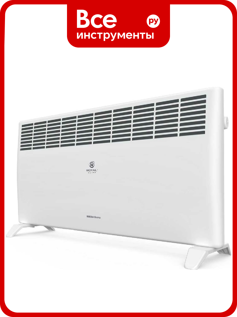 Электрический конвектор Royal Clima RIBERA Econo REC-RE2000M с антизамерзанием и защитой от перегрева