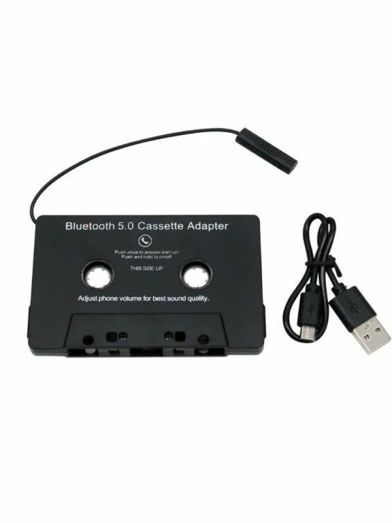Bluetooth аудио-кассета Блютуз 5.0 адаптер AUX кассета 1шт.