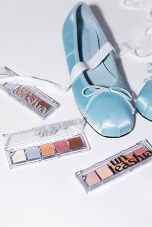 Тени для век Unleashia Mood Shower Face Palette, No.101 Ballerino