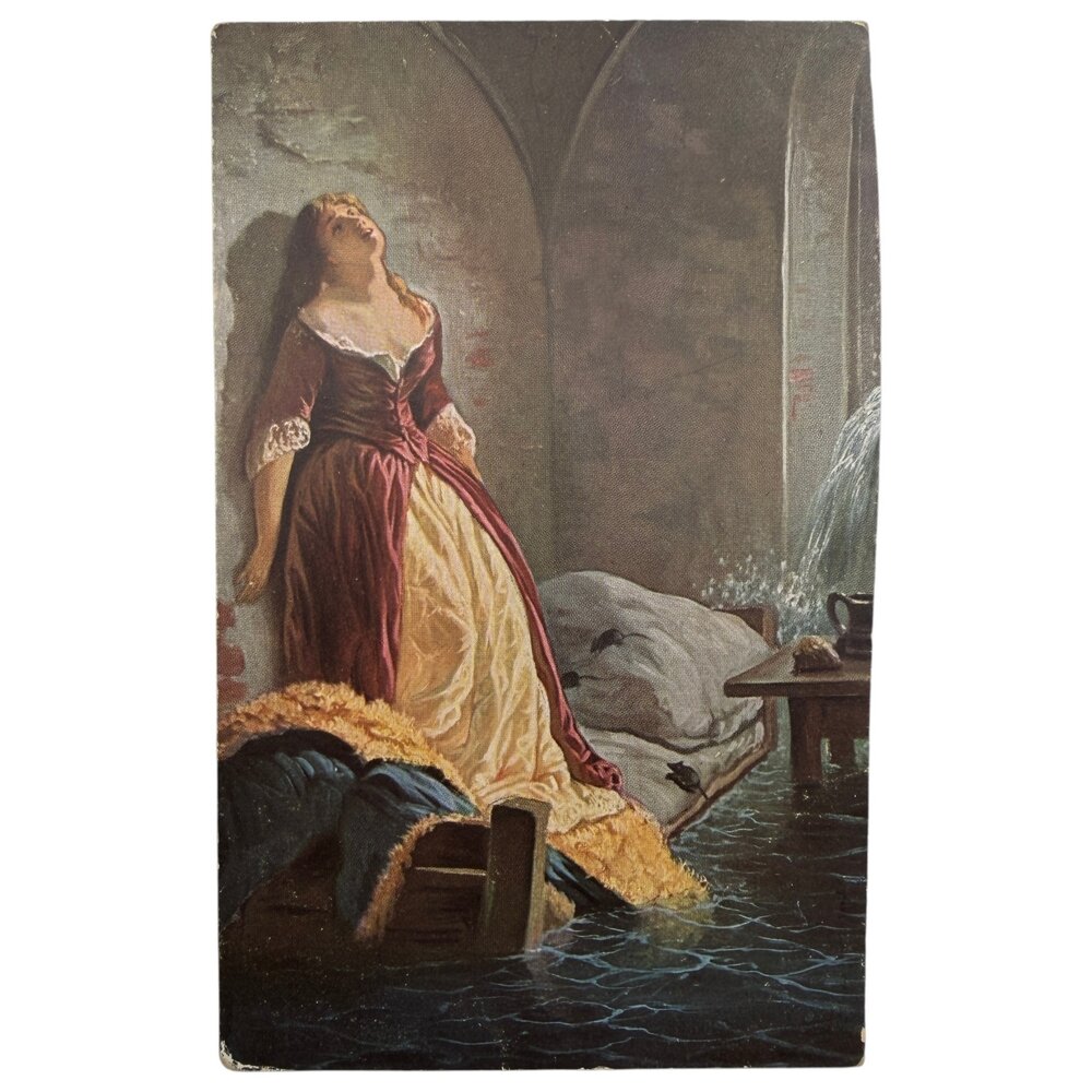 Почтовая открытка "Флавицкий - Княжна Тараканова" 1900-1917 гг. Гранберг, Российская Империя