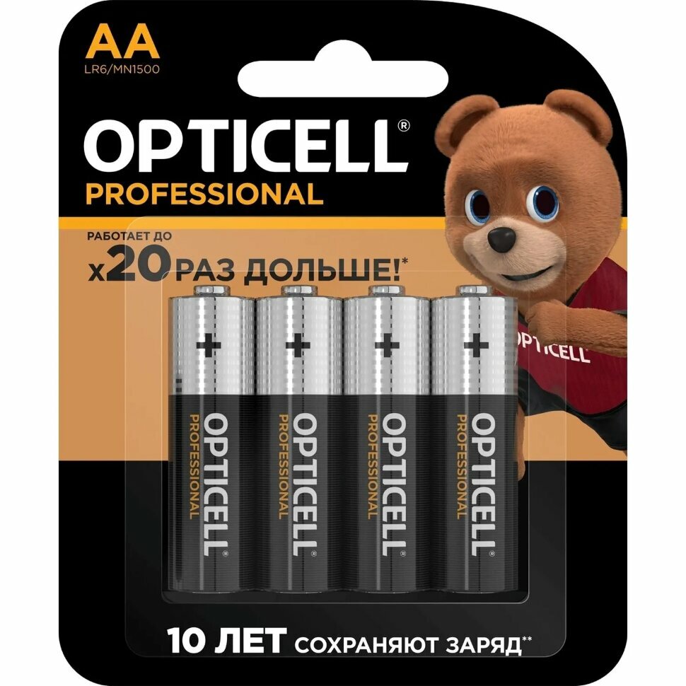 Батарейка OPTICELL Professional AA 4шт/уп, 2057716