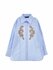 Рубашка Ermanno Scervino Embroidered striped shirt, размер 4 года