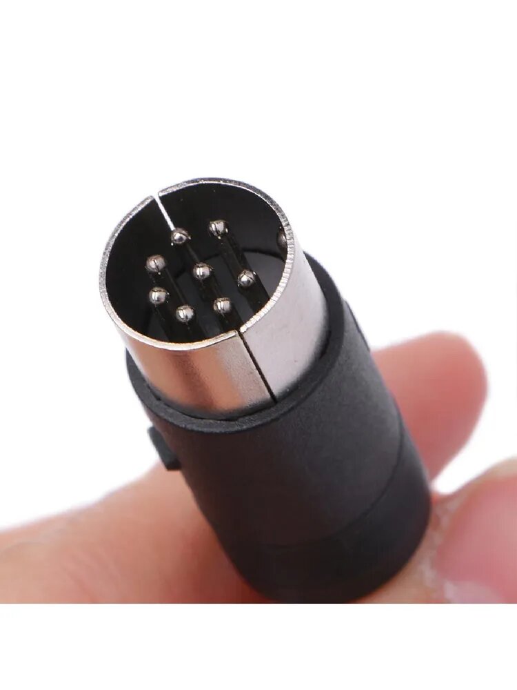 (1 шт.) DIN-штекерный кабельный разъем-8PIN