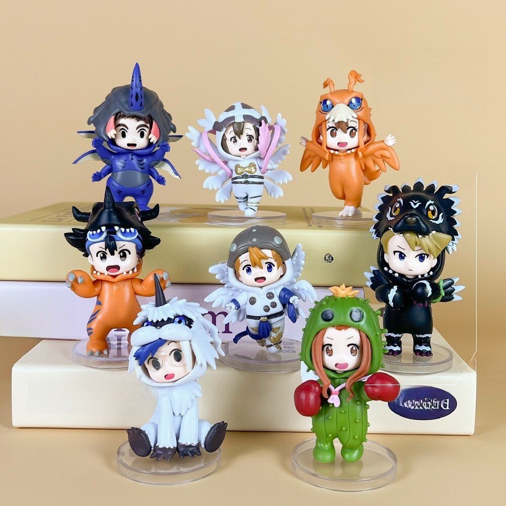 Фигурки коллекционные дигимон приключения 10см pvc с сборкой для любителей аниме и коллекционеров стиль б