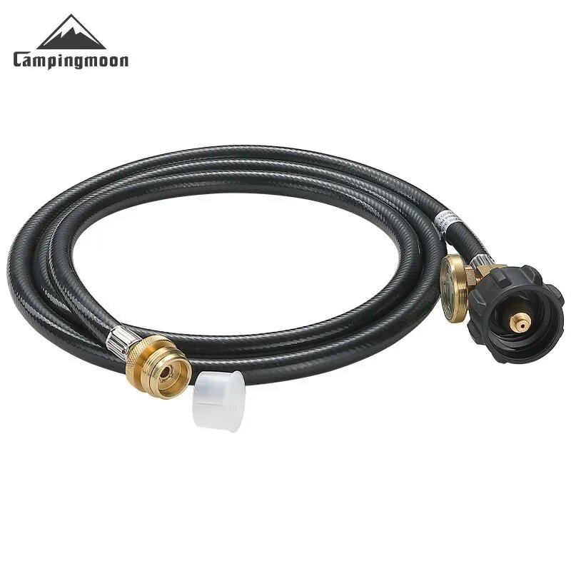 CAMPINGMOON адаптер для пропанового баллона со шлангом 1.8 м и манометром QCC1/Type1 PZ-106