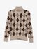 Свитер P.A.R.O.S.H. Argyle-knit roll-neck sweater, размер 44