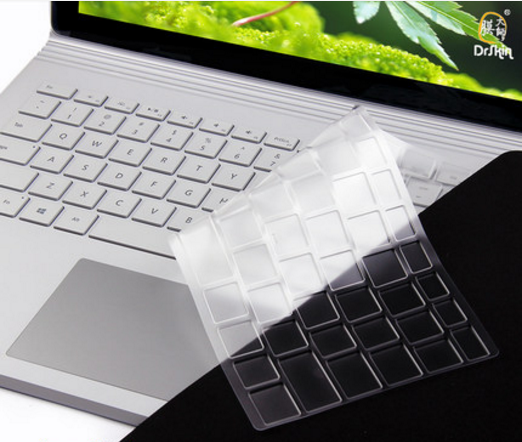 Фирменная ультра-тонкая силиконовая накладка на клавиатуру для Microsoft Surface Book 13.5