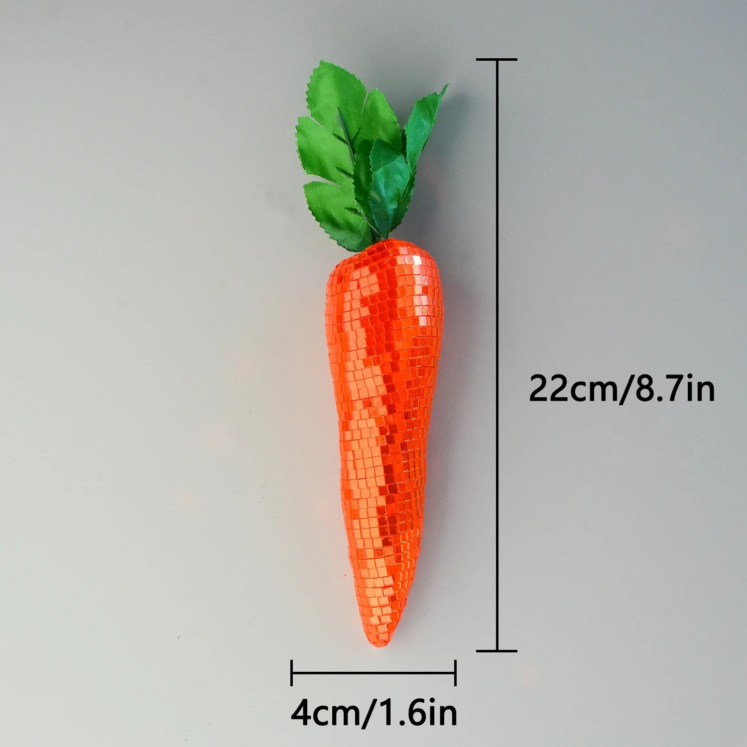 Зеркальные фигурки овощей Carrot