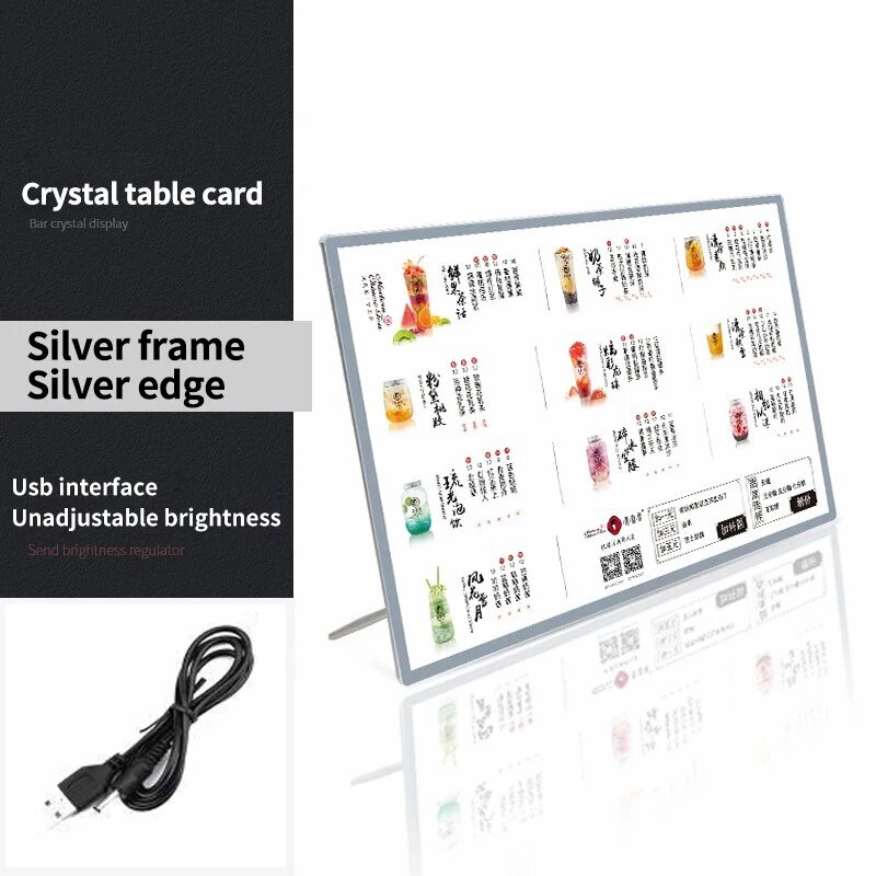 LED настольный дисплей A4 A4 silver-USB