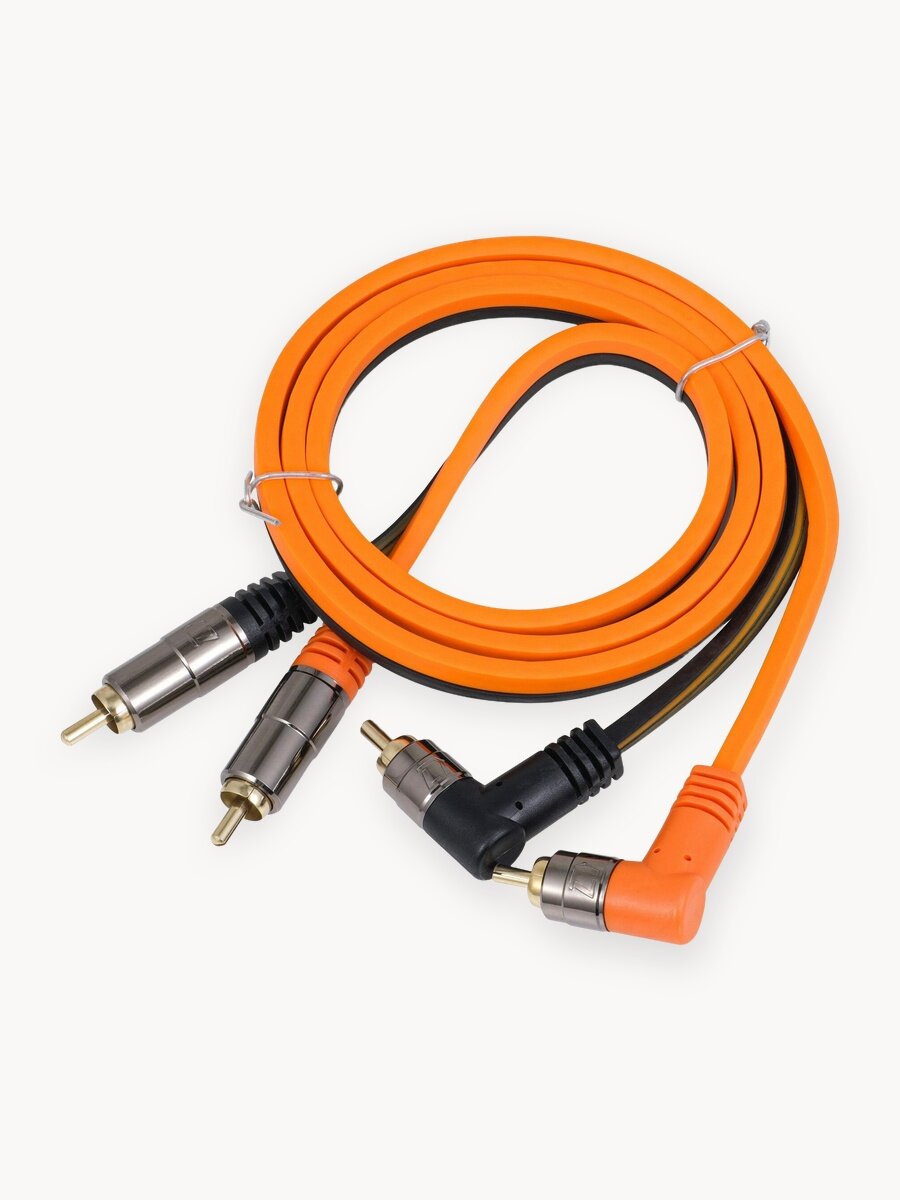 Межблочный кабель 2 rca для подключения усилителя в автомобиле межблок DL Audio Raven RCA 1M