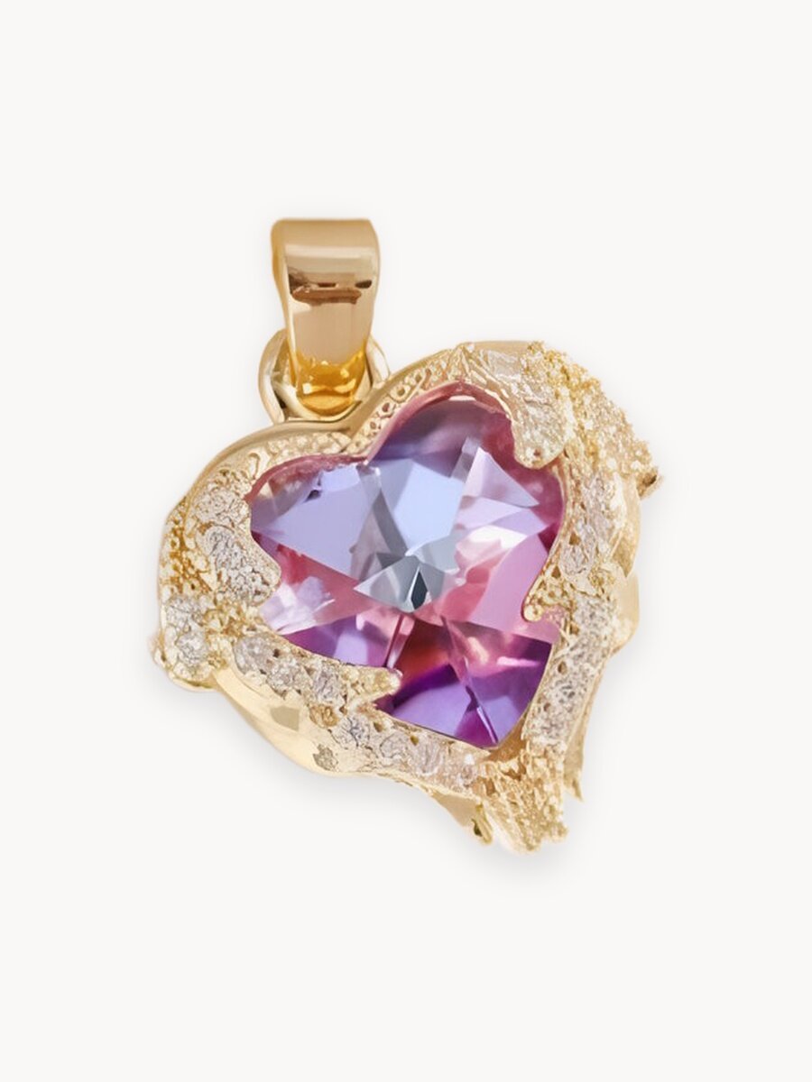 Колье, искусственный камень, авантюриновое стекло