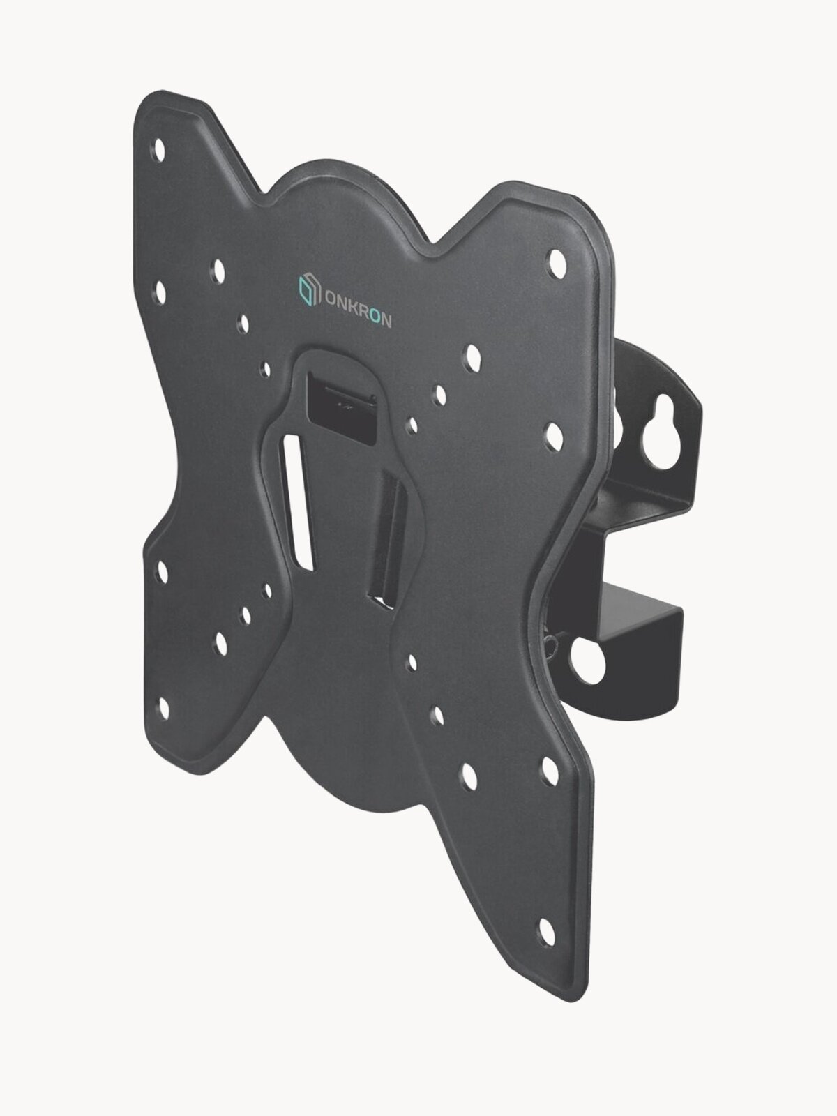 Кронштейн на стену для телевизора 17"- 43" ONKRON NP23, наклонно-поворотный, до 35 кг, черный