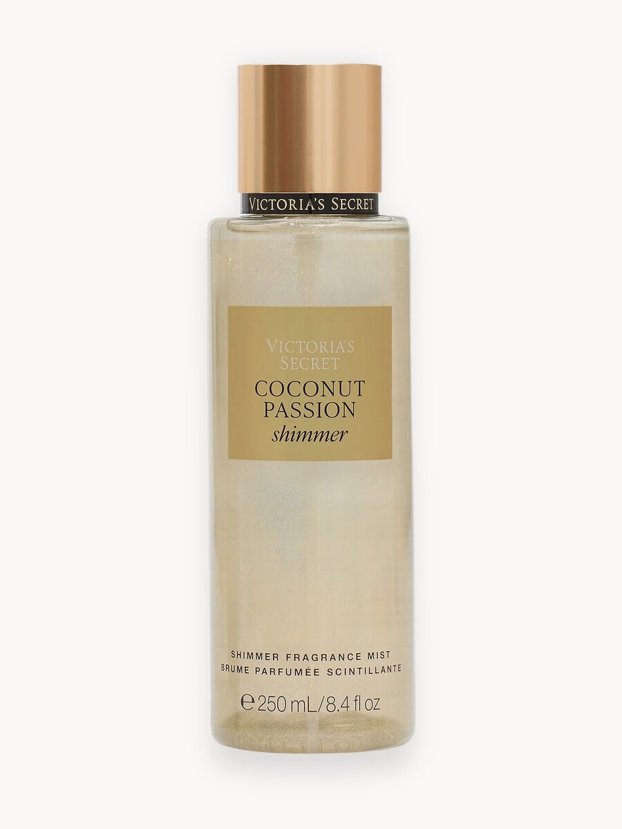 Victoria's Secret Парфюмированный мерцающий спрей-мист Coconut Passion Shimmer