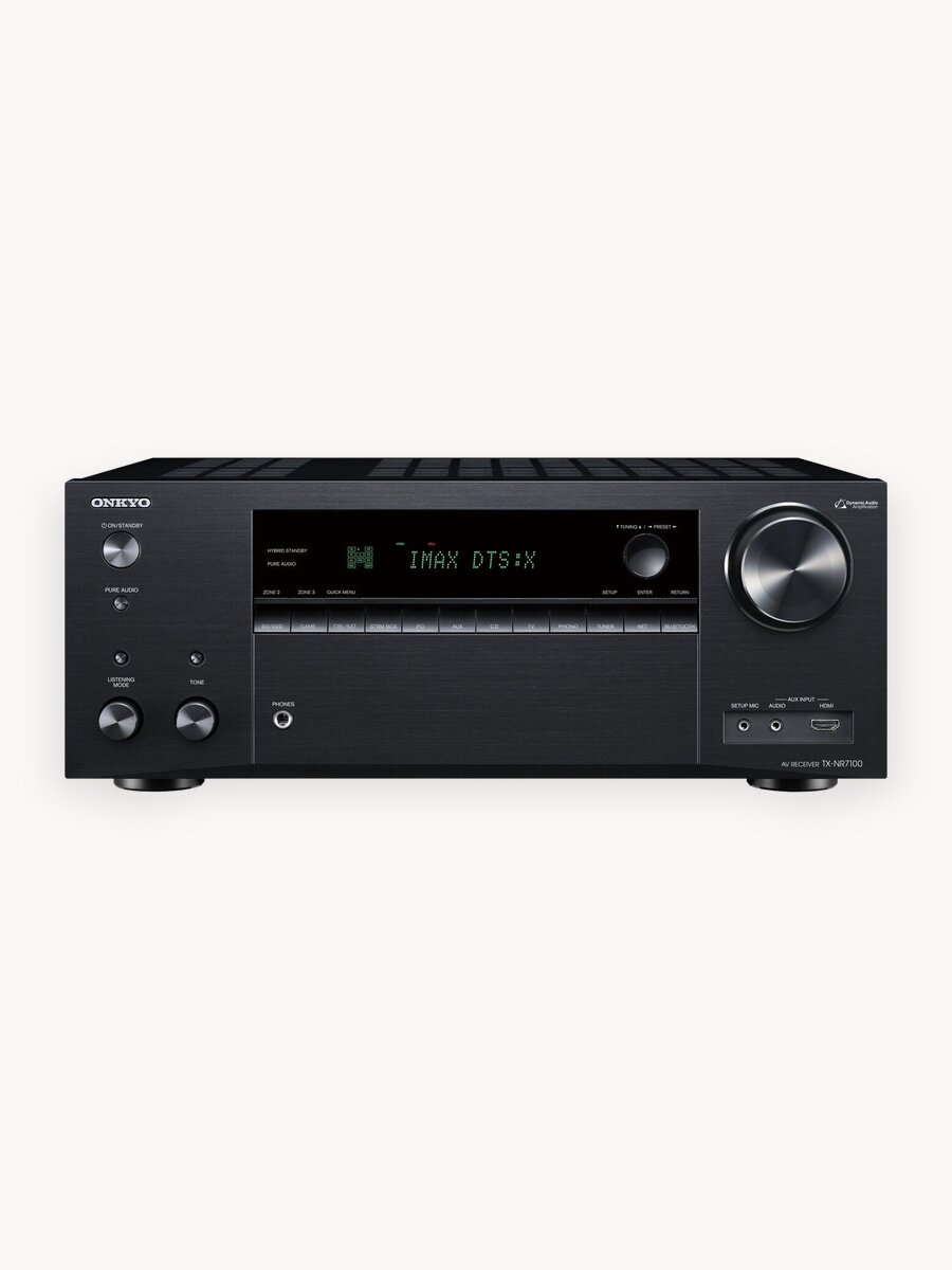 Onkyo TX-NR7100 B M2 black 9.2 канальный (100вт) av-ресивер, 8k hdr /vrr, airplay 2, zone b, c