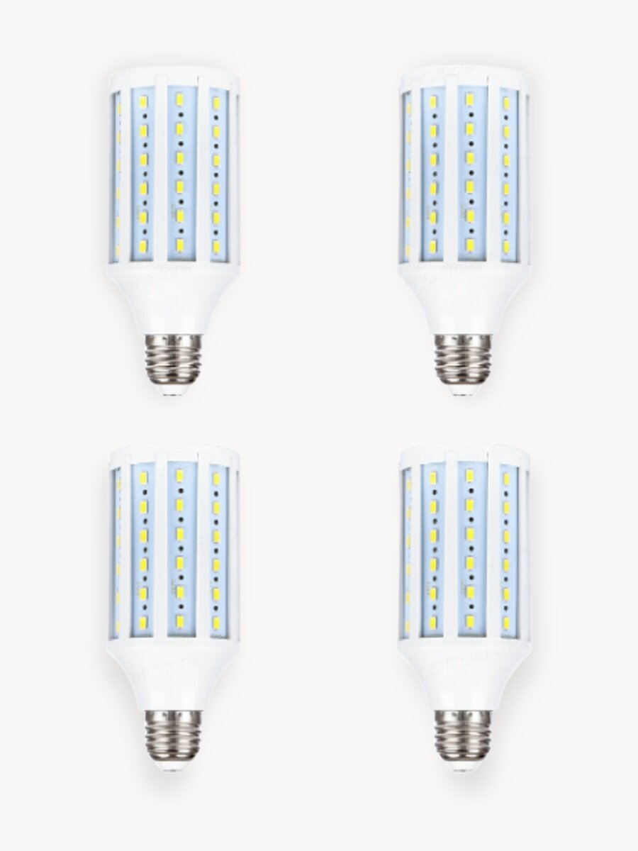 Лампа 24w 4 шт для софтбокса HONESTCASE SH-20w-4 LED E27 кукуруза