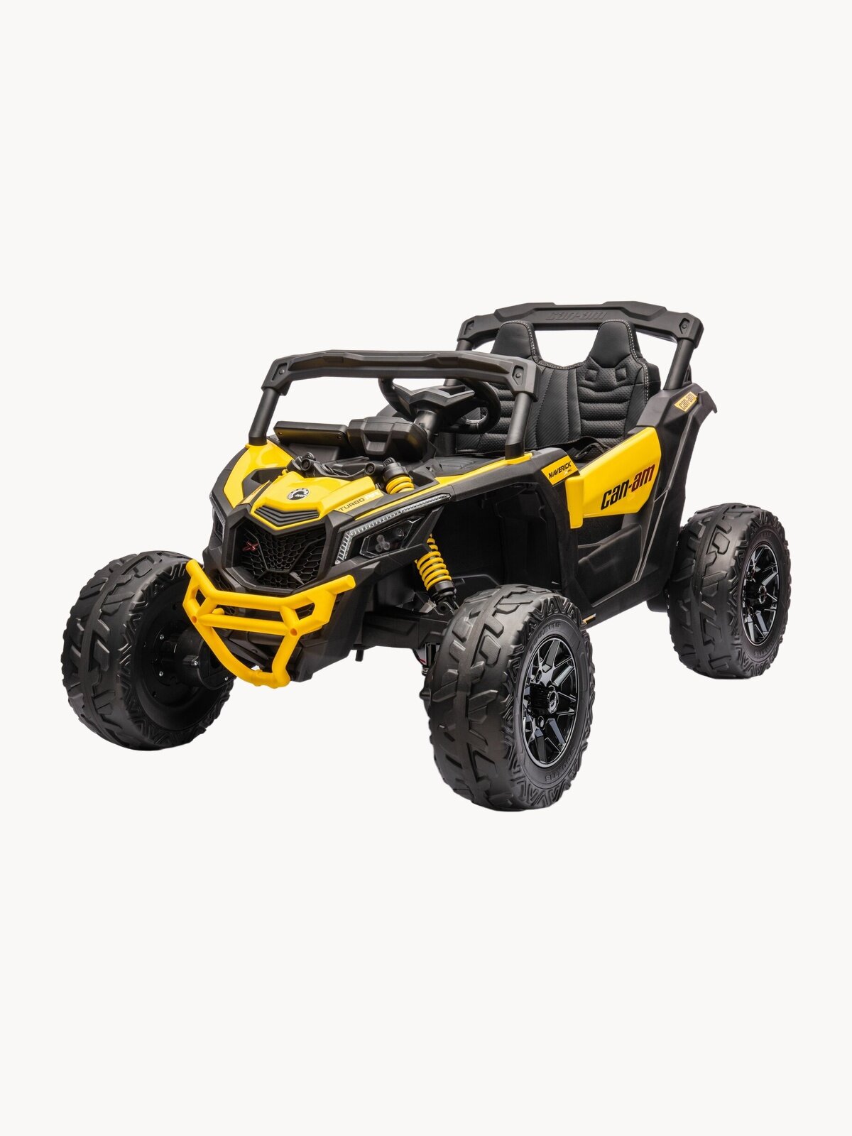 Электромобиль BRP Can-Am MAVERICK CA003, багги, желтый, для детей от 1 года до 5 лет