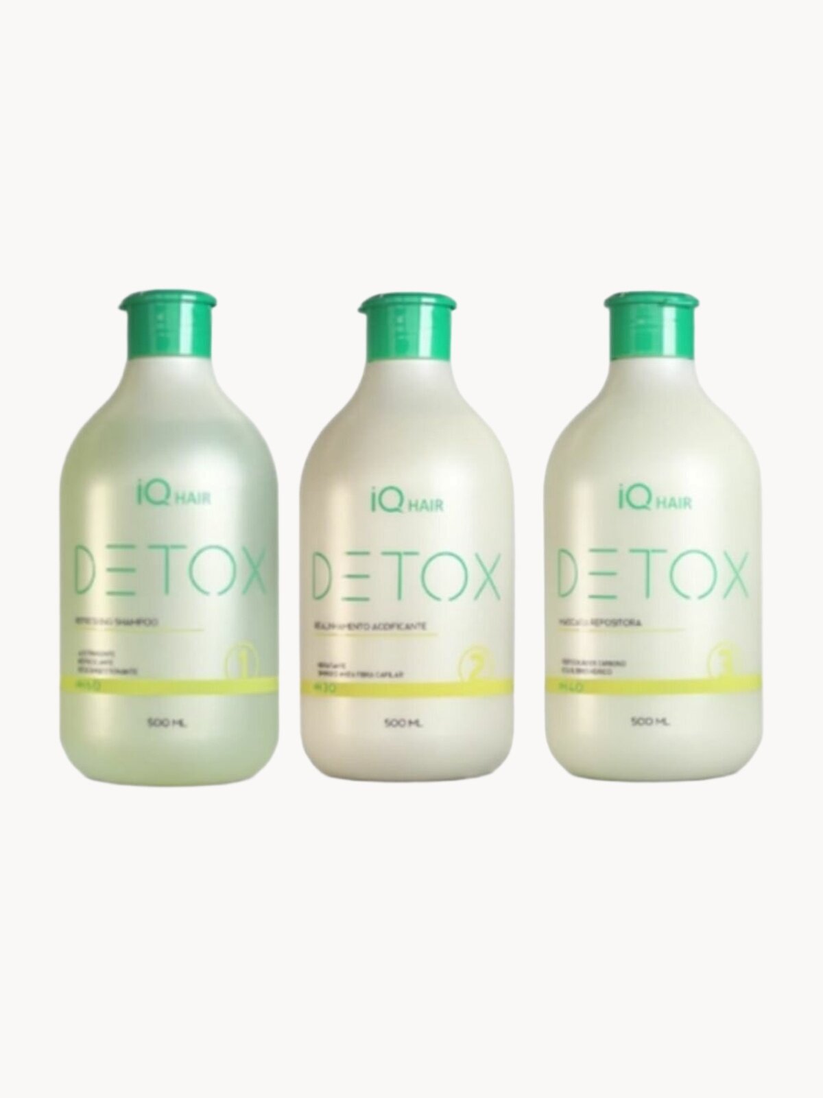Холодное восстановление для волос IQ Hair Detox 500/500/500 мл