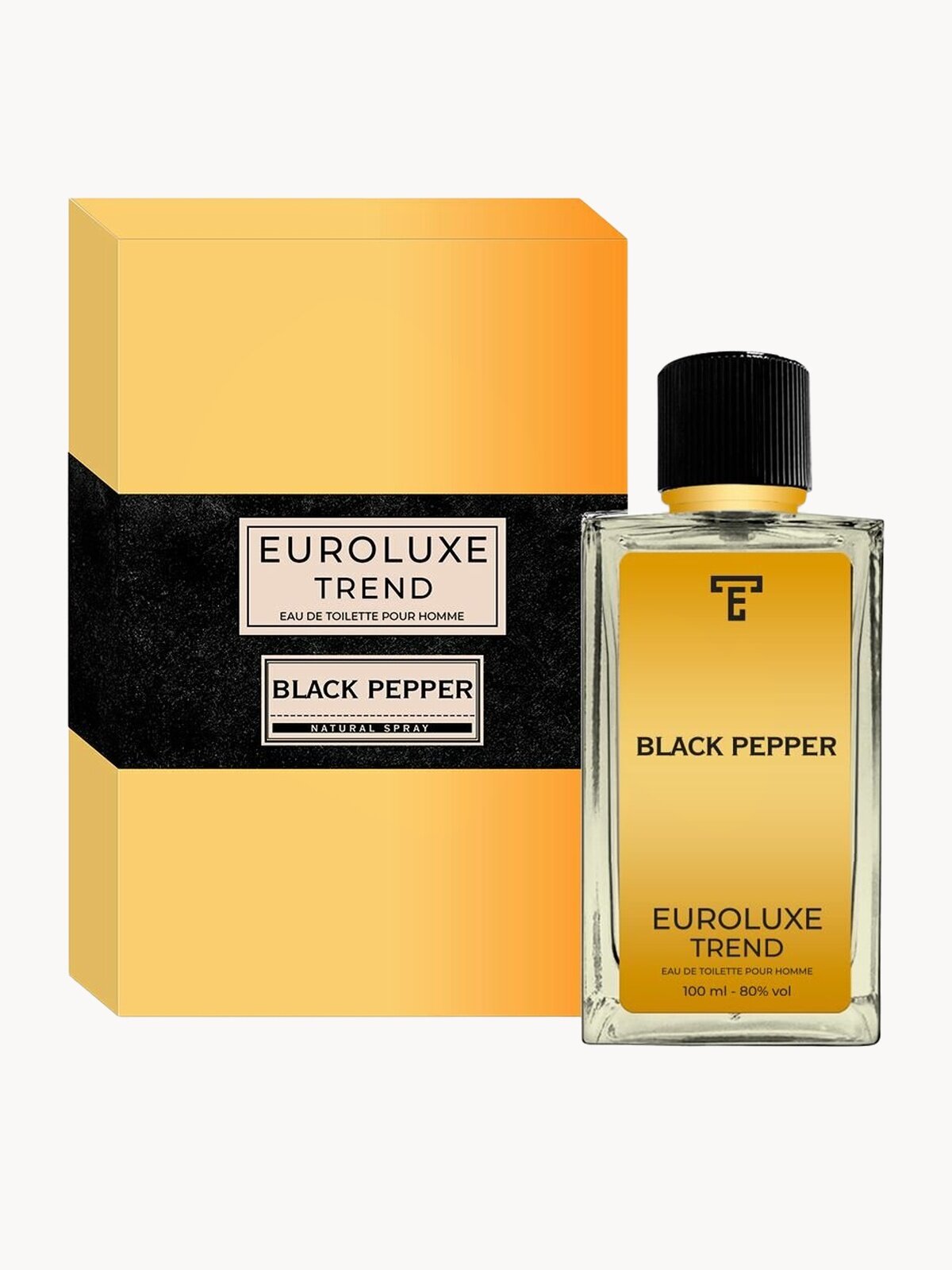 Туалетная вода Euroluxe "Trend Black Pepper", фужерная, мужская, 100 мл
