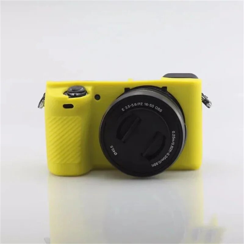 Силиконовый чехол Yellow для Sony Alpha A6100/A6300/A6400