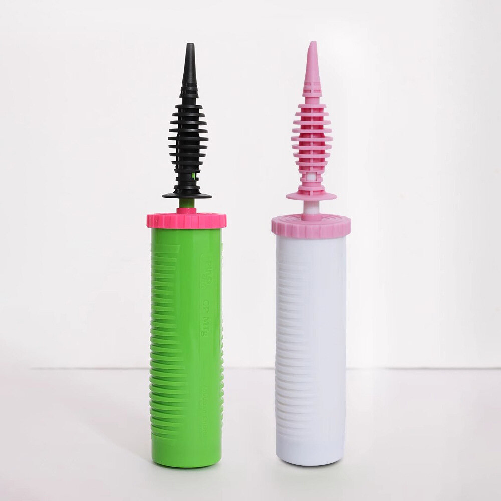 Насос для надувания шаров "Macaron Color", двусторонний, розовый/белый