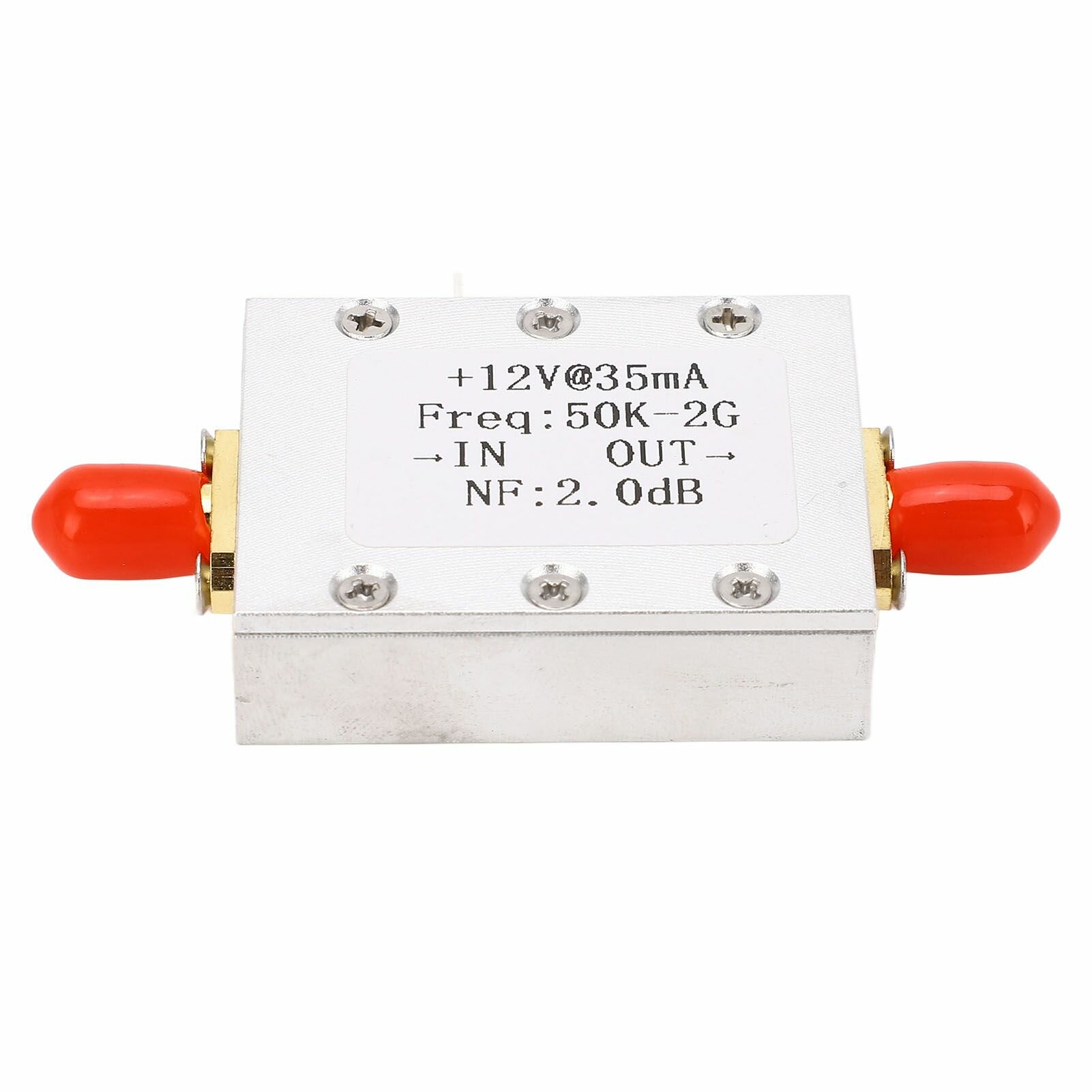 Усилитель спектра 50K 2GHZ LNA Amplifier Low Noise 31dB High Gain DC 9 15V