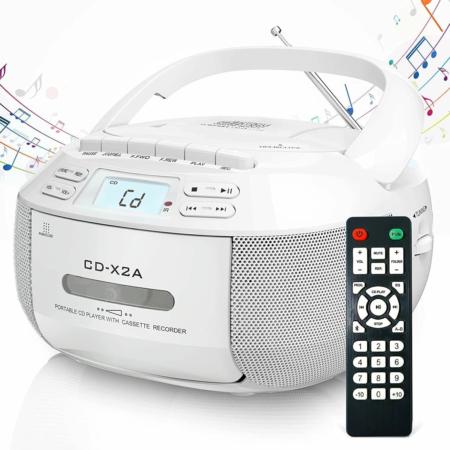 Портативный CD - плеер Bluetooth Boombox