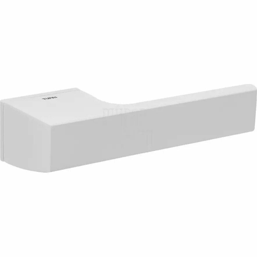 Дверная ручка Tupai "Melody" 3099 5RE (на тонком основании 5 мм) белый