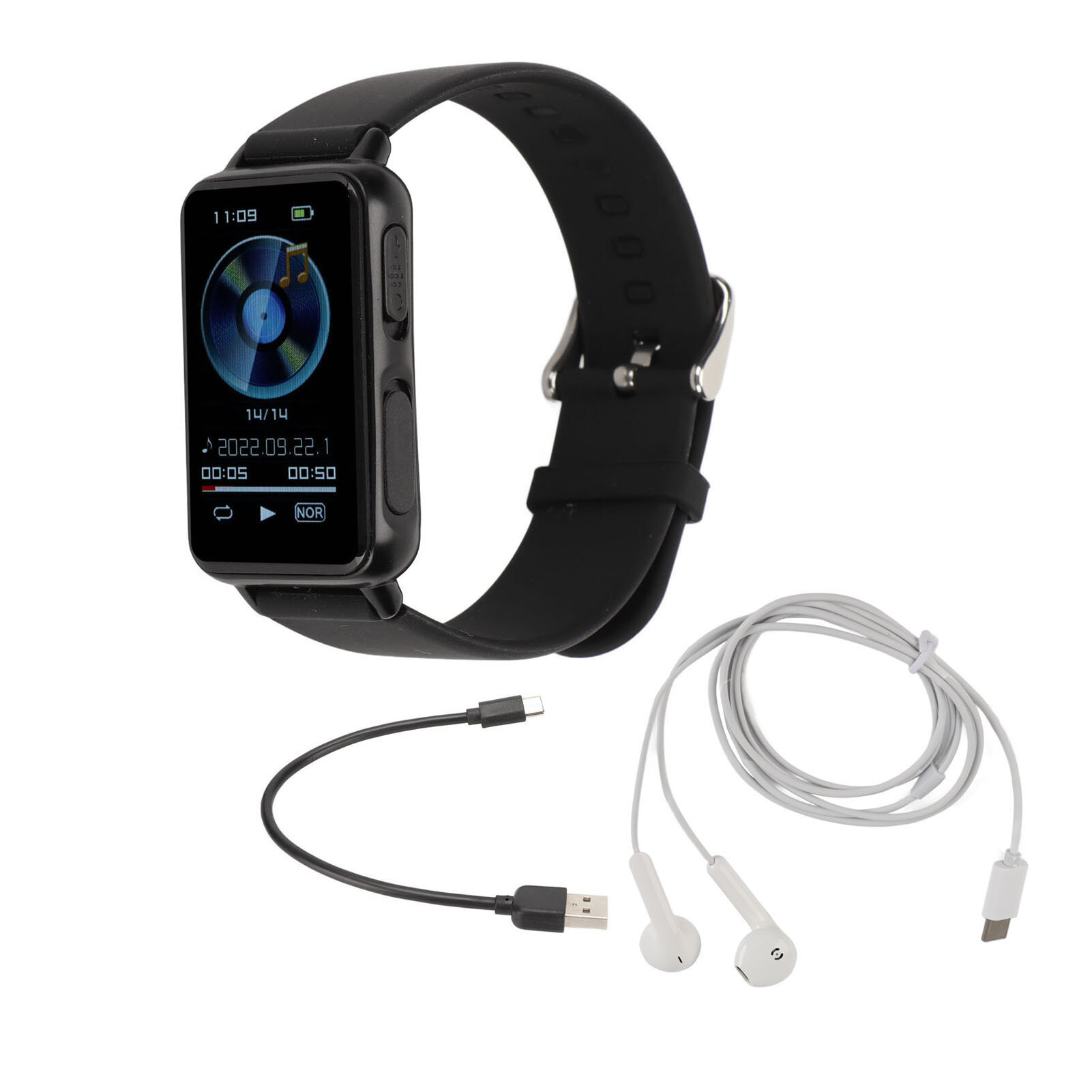 Умные часы с диктофоном: ИИ, шумоподавление, Bluetooth, активация голосом, 32 Гб для встреч и учёбы