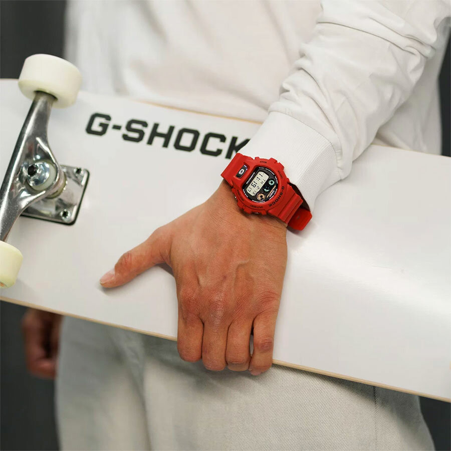 Наручные часы CASIO G-Shock, красный, серый — фото 1