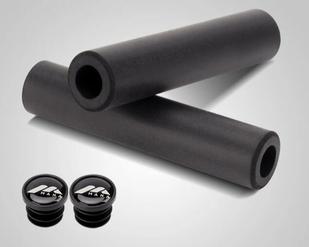 Велосипедные грипсы из силикона MANA, черные