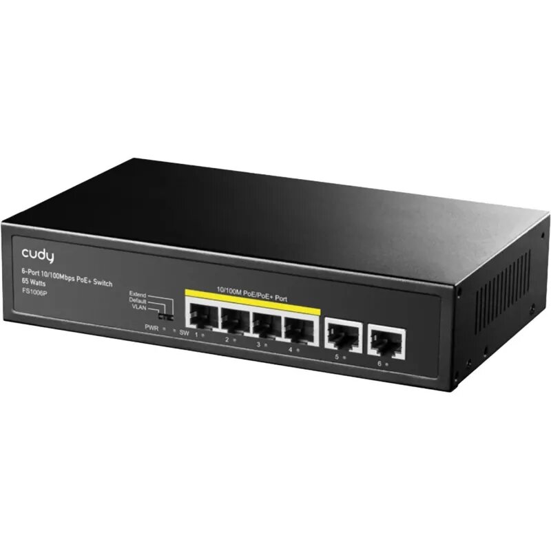 Коммутатор Cudy FS1006P PoE+ 65W