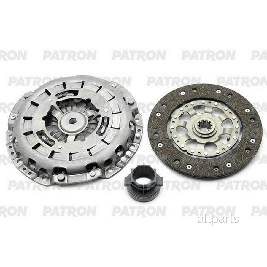 PATRON PCE0065 Комплект сцепления (3P) BMW: 3 (E46) 320 i/323 i/325 i 98-05, BMW 5 (E39) 520i/525i 95-04 (с механизмом компенсации износа)